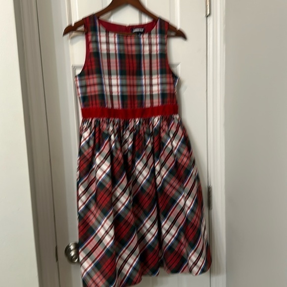 Lands' End | Dresses | Lands End Girls Size 6 Taffeta Dress Lined ...